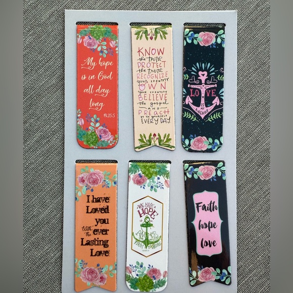Other | 6 Piece Magnetic Bookmarks Brand New | Poshmark